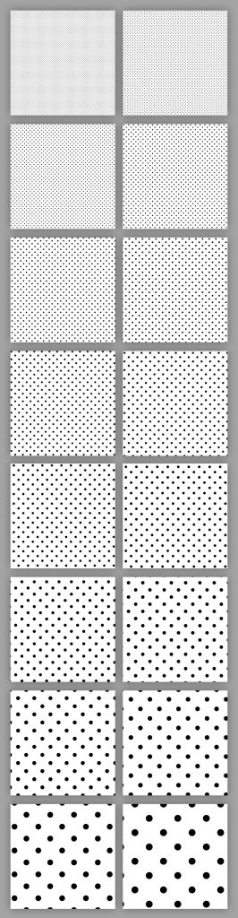 16 Free Halftone Seamless Patterns - GraphicsFuel