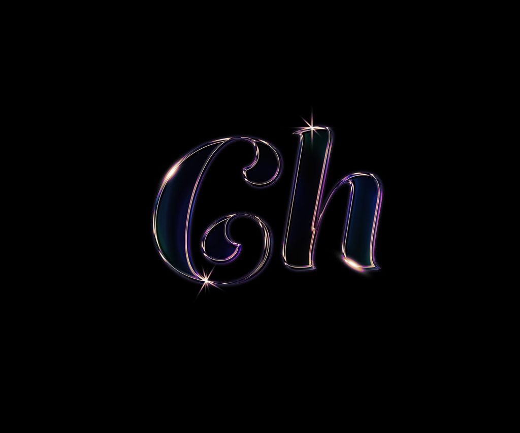 Holographic Chrome Text Effect Graphicsfuel